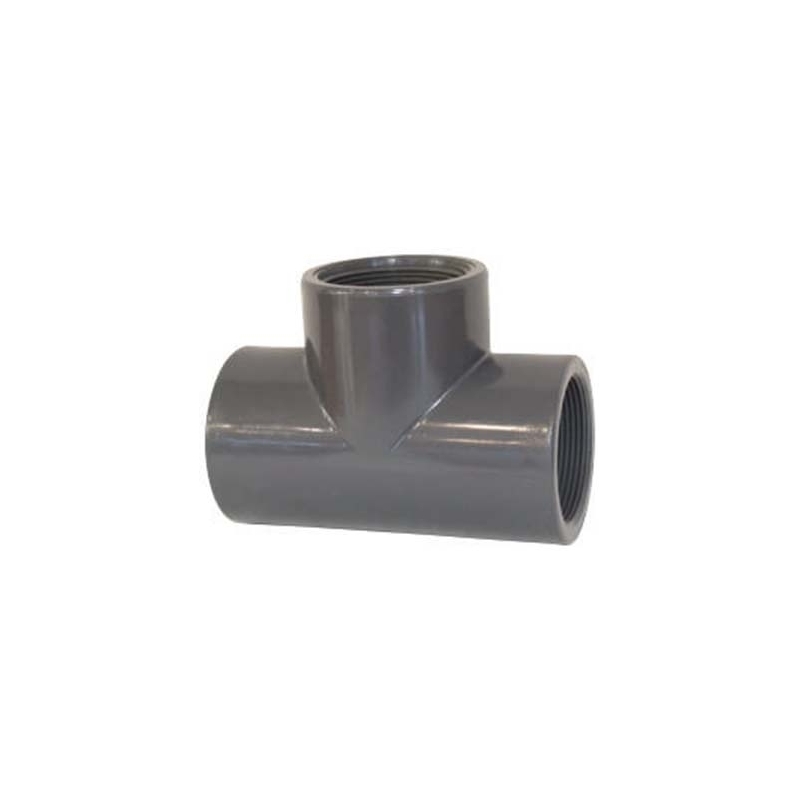 Ταφ pvc βιδωτό θηλυκό σπείρωμα 90° AK Palaplast
